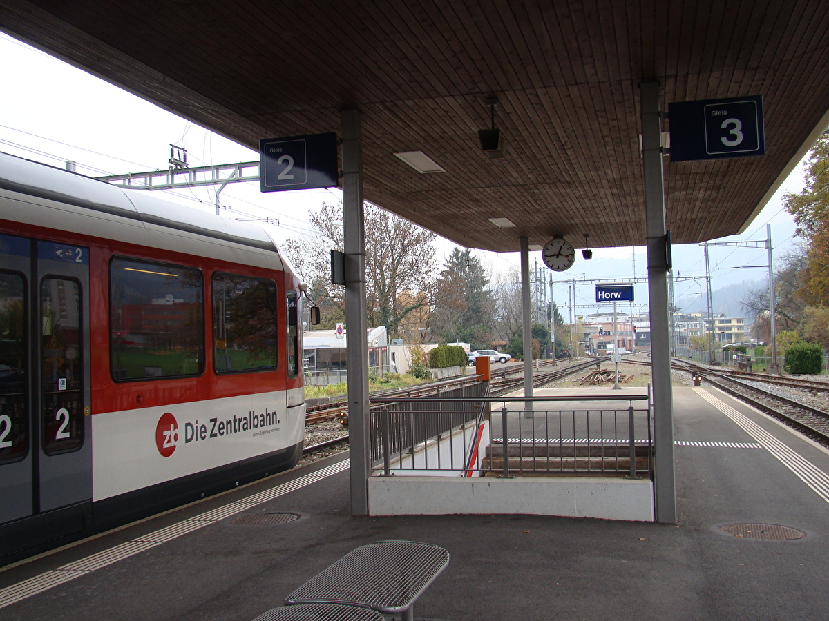 Gemeinde Horw - Zentralbahn: Angebotsausbau «Luzern Süd» bis Horw