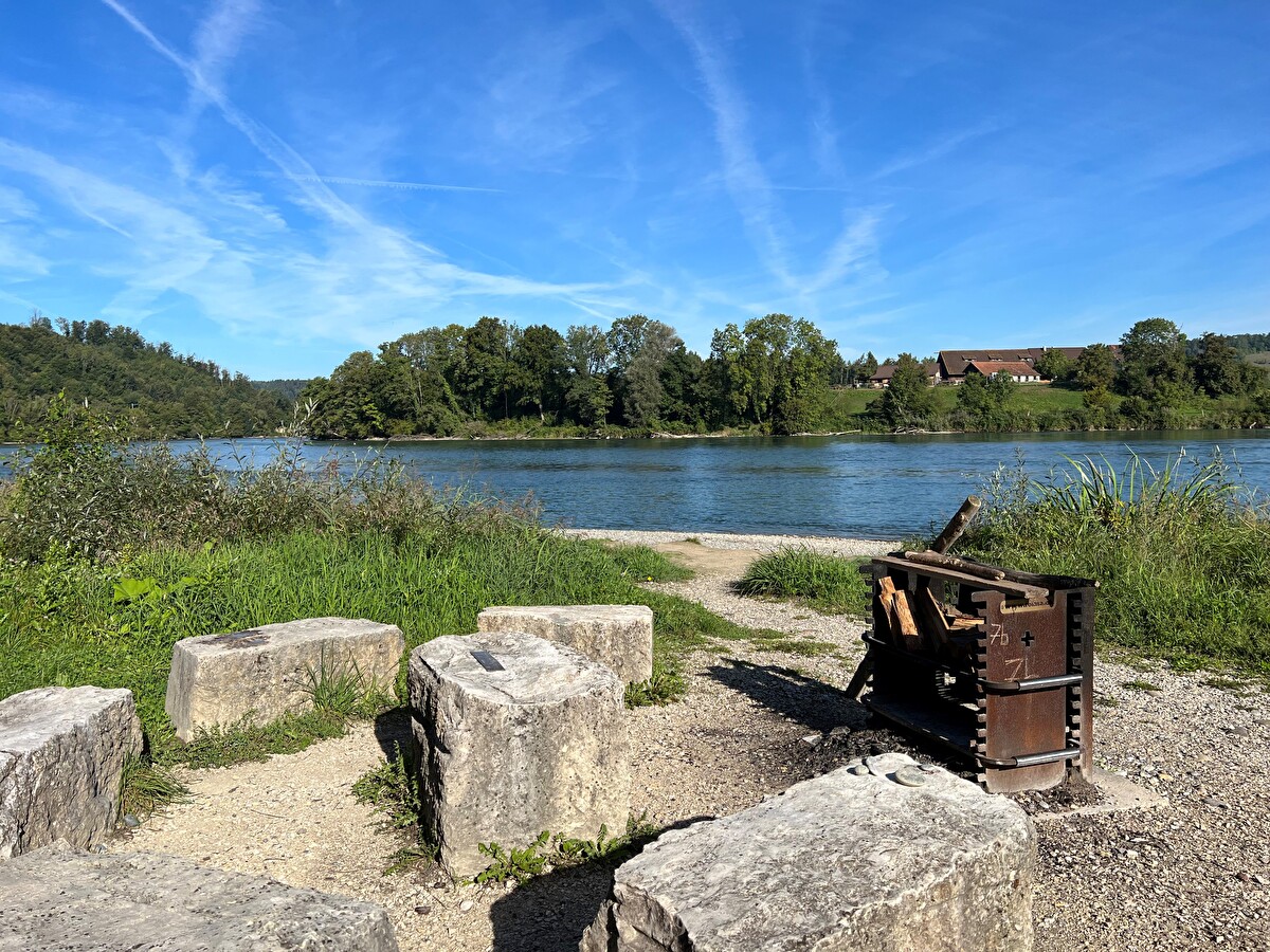 Zurzach - Rietheim - Grillstelle Chly Rhy