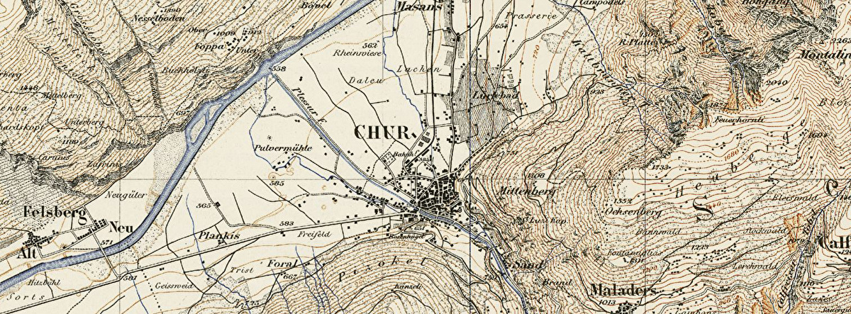 Stadt Chur - Historische Stadtpläne