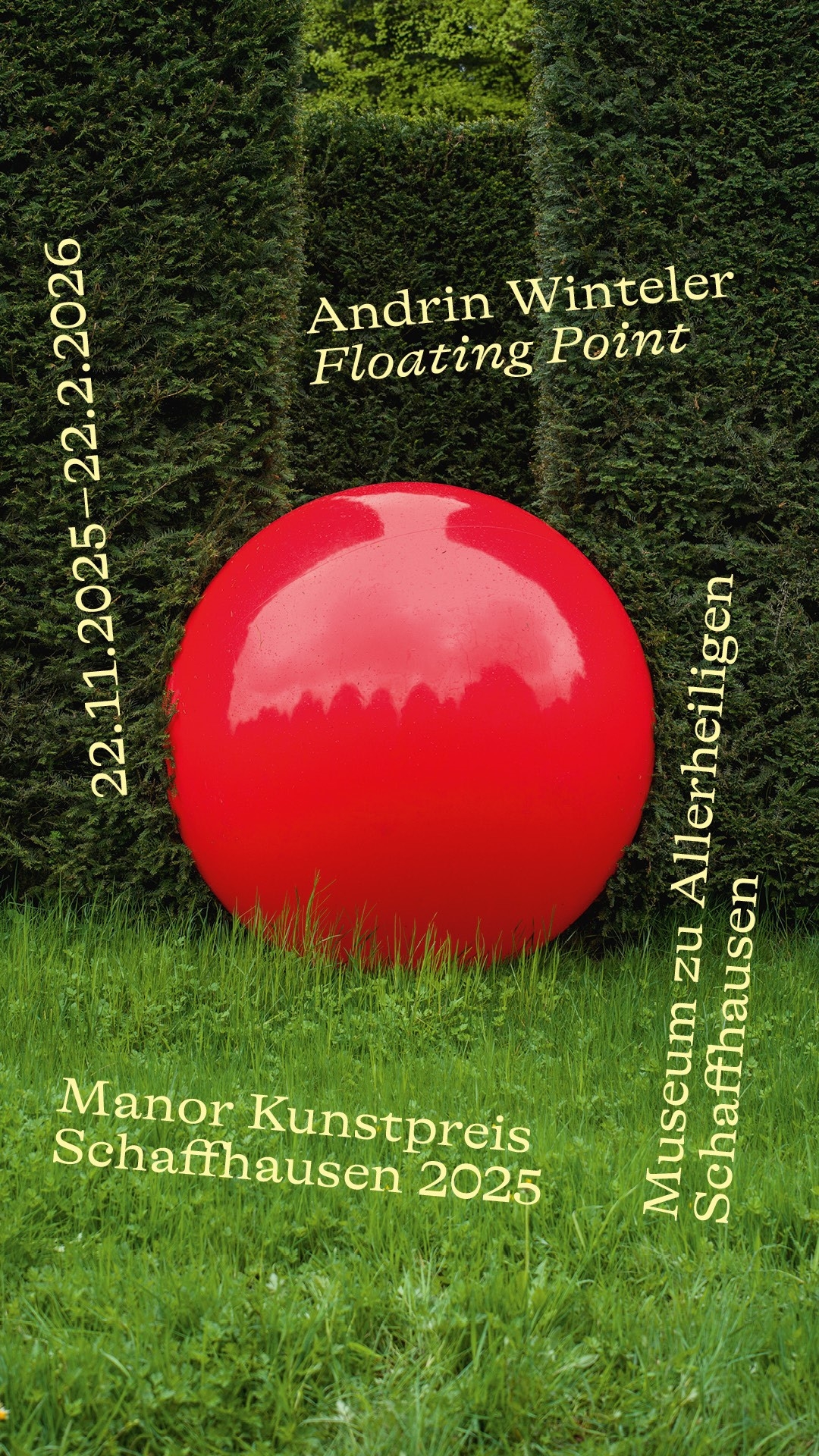 Stadt Schaffhausen - Andrin Winteler. Floating Point - Manor Kunstpreis ...